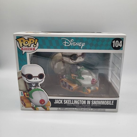 Funko | Toys | Funko Pop Rides Disney Jack Skellington In Snowmobile 4 ...